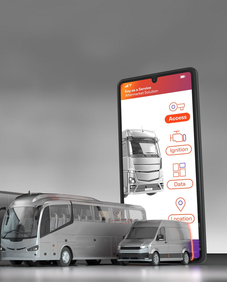 Digital key solution for heavy duty vehicles | AUMOVIO